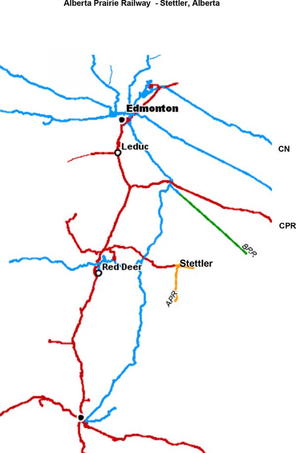 stettler-railway-map - Canadian Heartland Training Railway